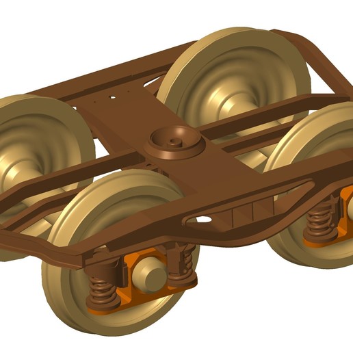Download STL file Bogie Y25 + railway • 3D printable object ・ Cults
