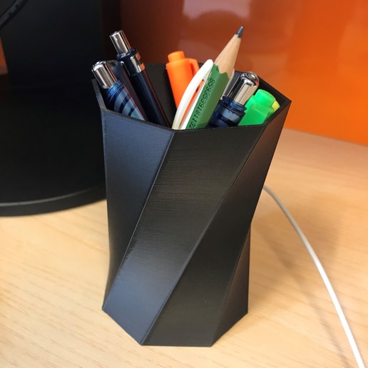 Download Free 3D Printer Designs Pen Holder Cults