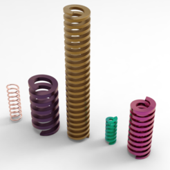 STL files for 3D printer Springs ・ Cults