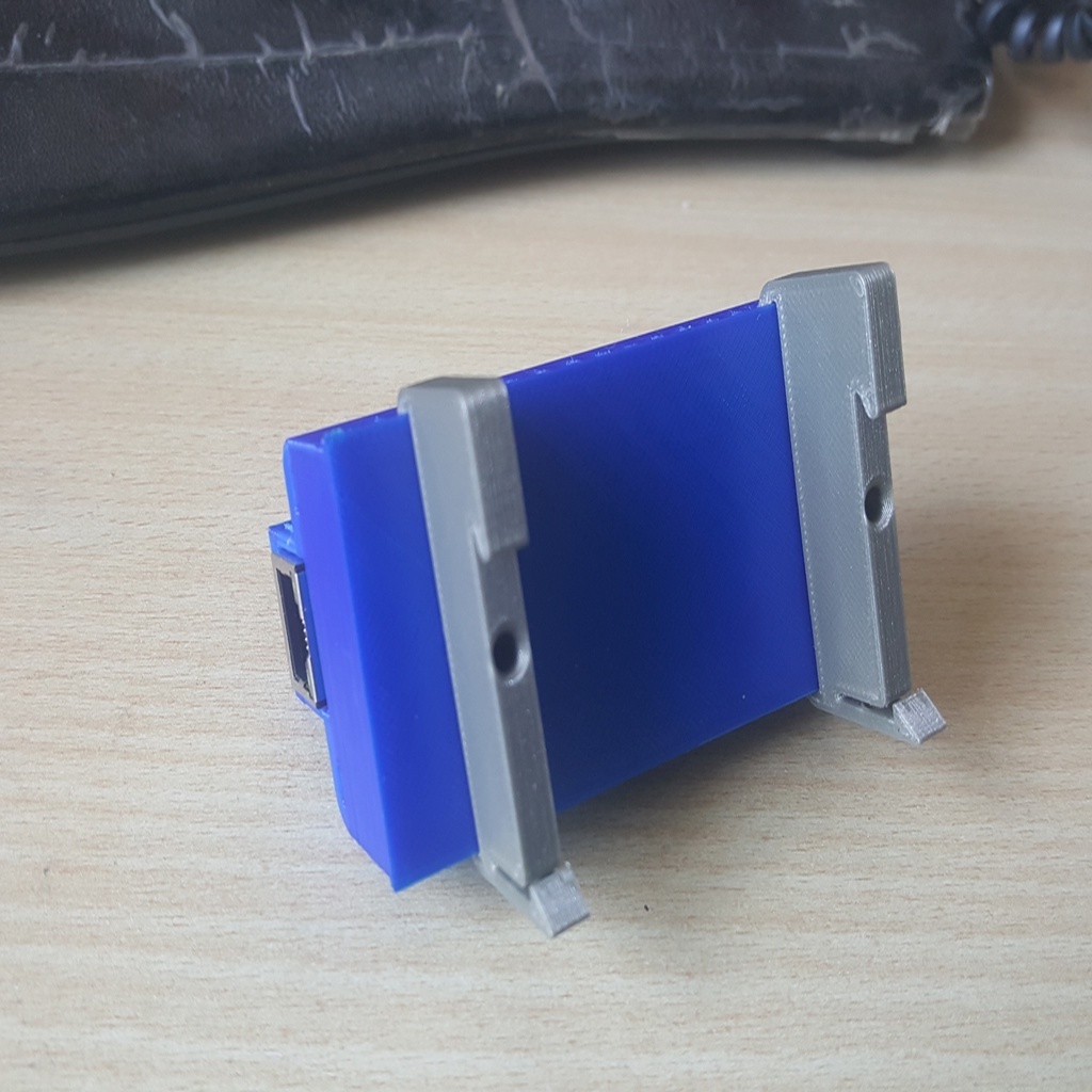 Free 3D file DIN mountable case for Arduino NANO with Ethernet shield ...