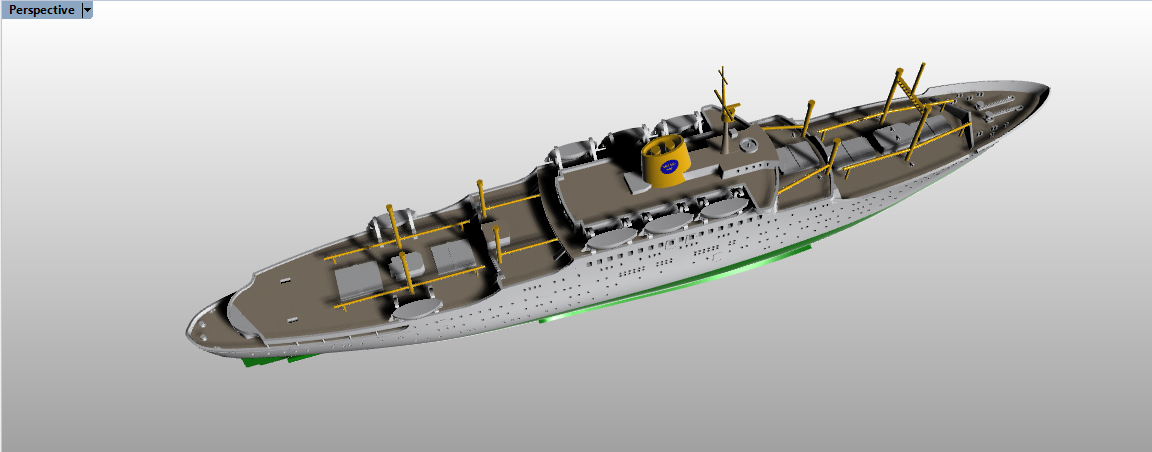 STL file SS Stockholm ocean liner・Template to download and 3D print・Cults