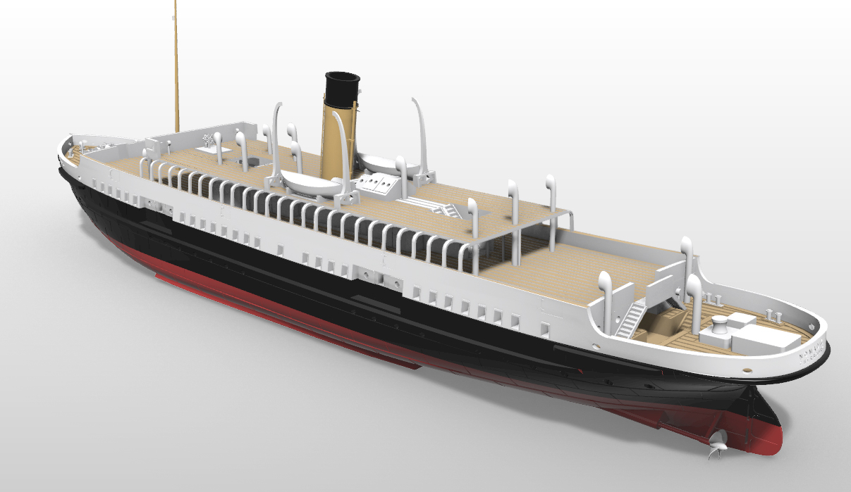 STL file SS Nomadic, Titanic's "little sister 🚢・Design to download and ...