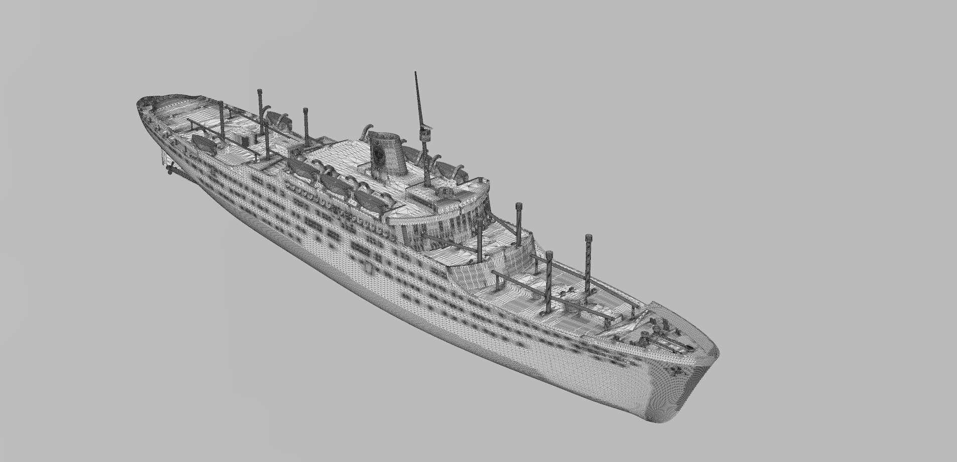STL file SS Stockholm ocean liner・Template to download and 3D print・Cults