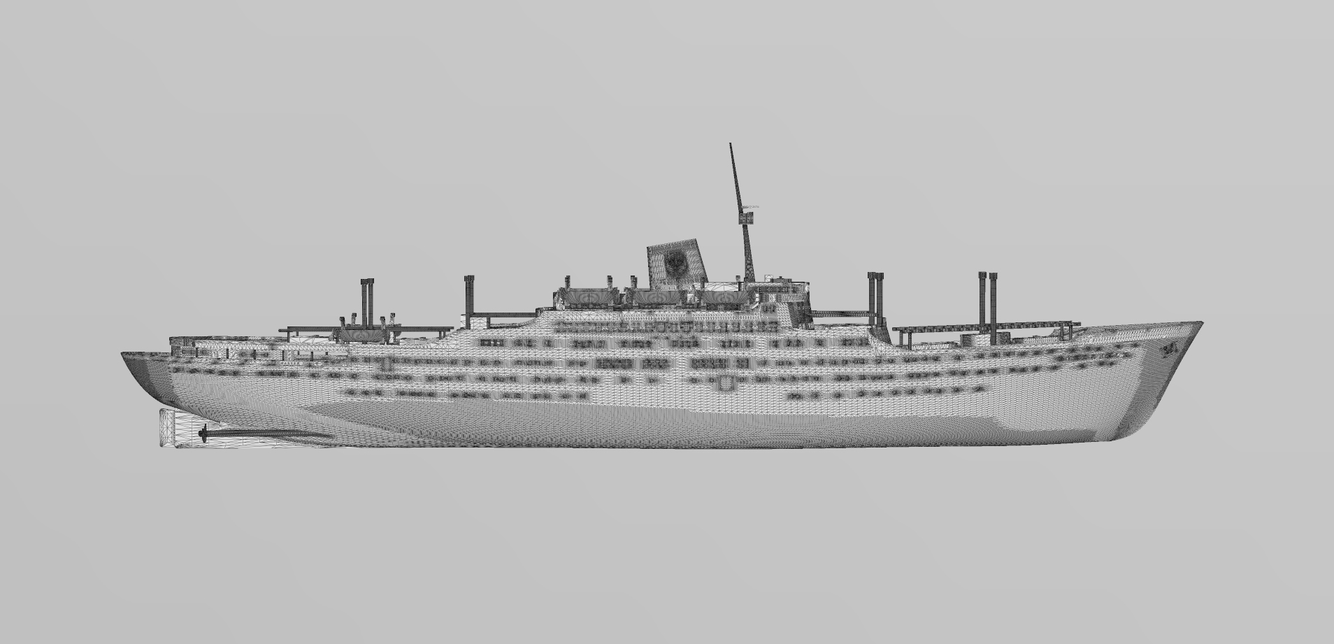 STL file SS Stockholm ocean liner・Template to download and 3D print・Cults