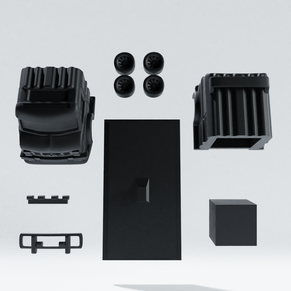 3D file A-Team van chibi 3D print model CHIBI PROJECT N2・Model to ...