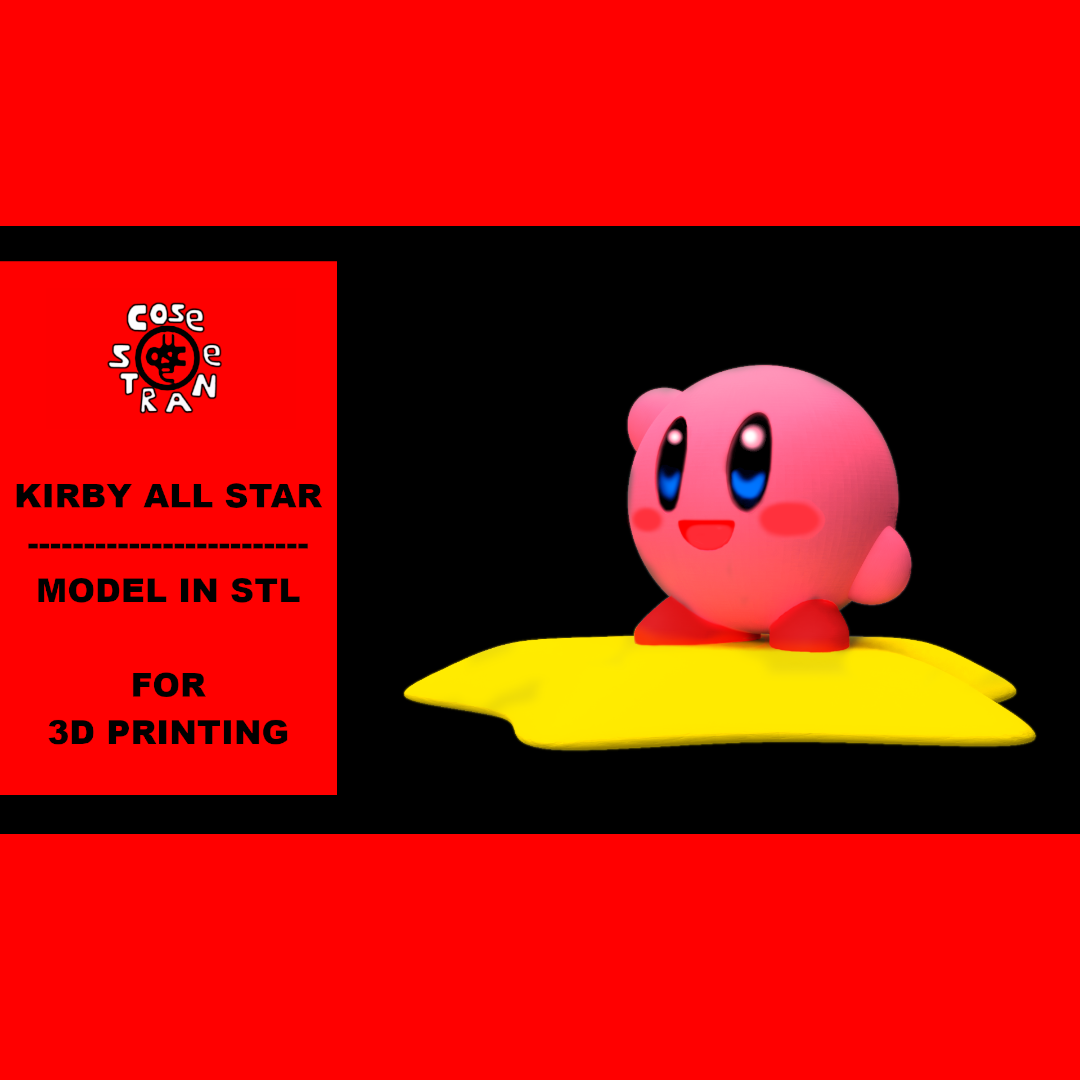 3D file KIRBY ALL STAR・3D print model to download・Cults