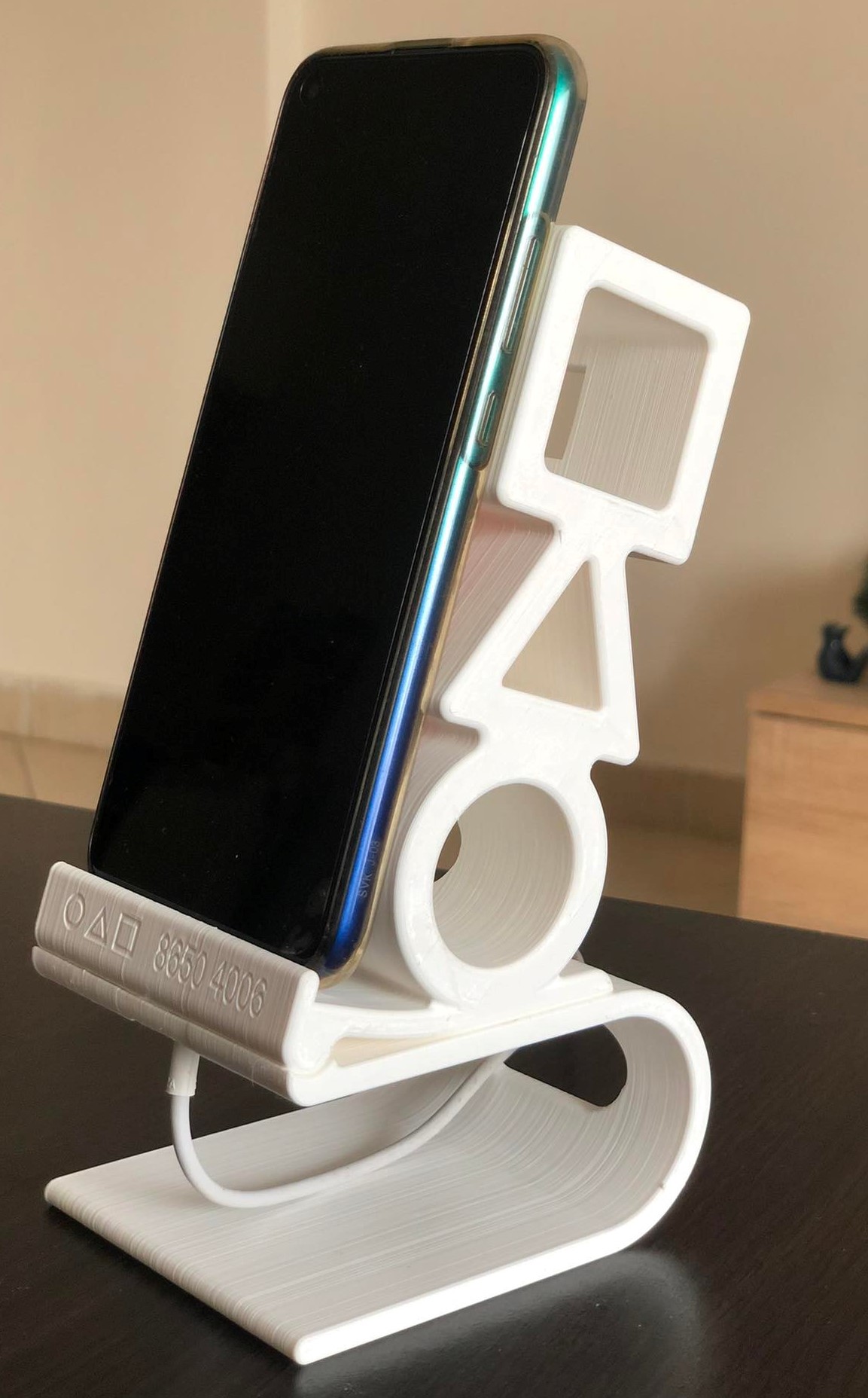 STL file Phone Stand Squid Game symbols・3D printing model to download・Cults