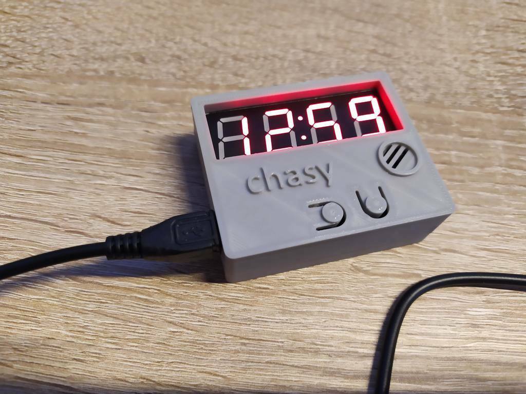 Free 3D file DIY Kits C51 Electronic Clock Case・3D printable model to download・Cults