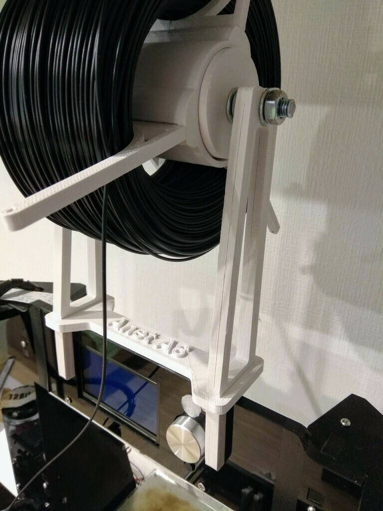 Free 3D file Big spool holder Anet A6・3D printer design to download・Cults