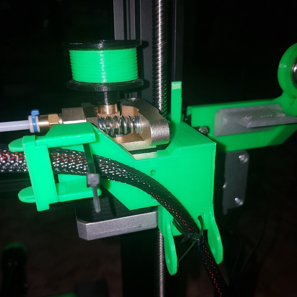 Free 3D file Ender 3 - Cable Chain upgrade bracket mount - Extruder and ...