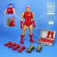 Download STL file Iron Guy Fully articulated Ziptie action figure ...