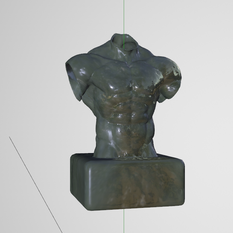 Download 3D model man torso sculpture ・ Cults