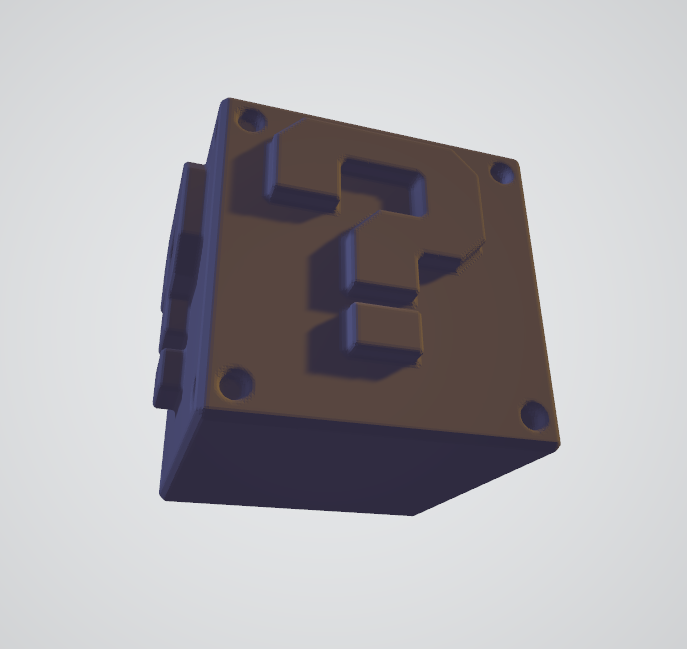 Free STL file Super Mario question mark block ?・Object to download and ...