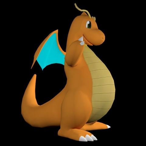 Download free STL file Dragonite Pokemon • 3D printer design ・ Cults