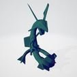 Download free OBJ file Rayquaza Pokemon • 3D printing design ・ Cults