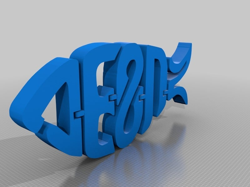 Бесплатный STL файл БЕСПЛАТНО - Флекси-логотип Иисуса・Дизайн 3D ...