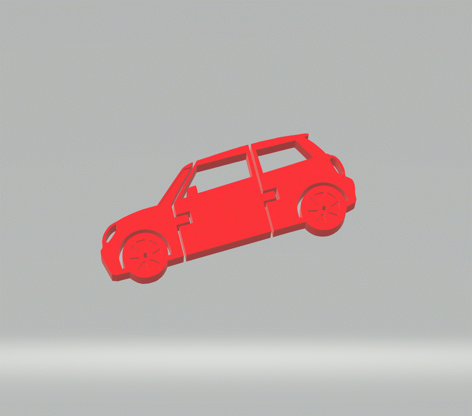 STL file MINI COOPER - FLEXI 3D DESIGN・3D printable design to download ...