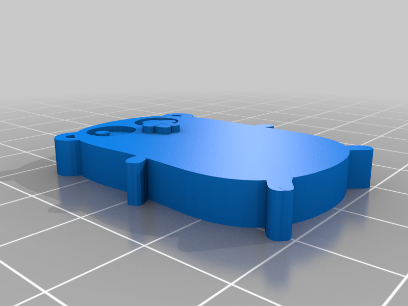 Fichier STL gratuit Gopher Go Golang・Plan pour impression 3D à télécharger・Cults