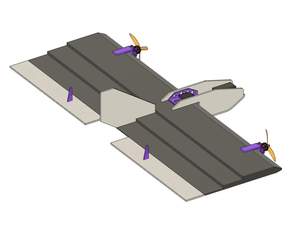 Free 3D file RC Plane (Ardupilot Flying Plank / Flying Wing) 🛩️ ...
