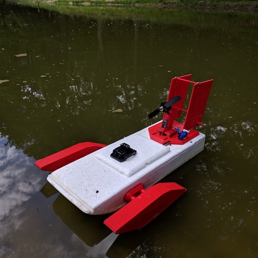 Download STL file RC Airboat conversion kit • 3D printable template ・ Cults