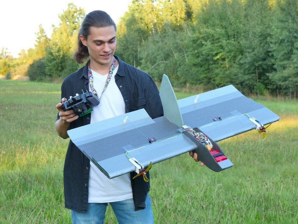 Free 3D file RC Plane (Ardupilot Flying Plank / Flying Wing) 🛩️ ...