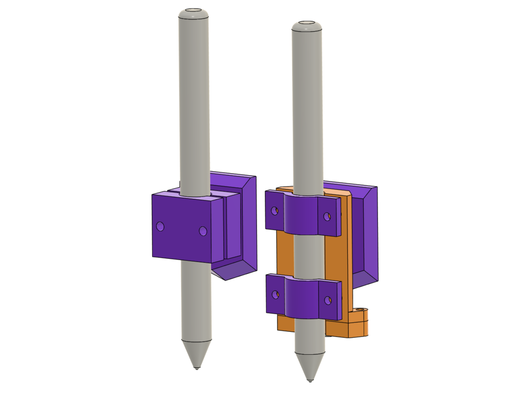 Free 3D file Pen Mounts for Quick tool change・3D printing model to ...