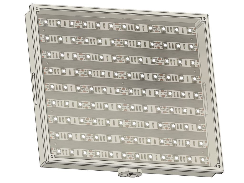 Free STL file DIY LED Panel・3D printer model to download・Cults