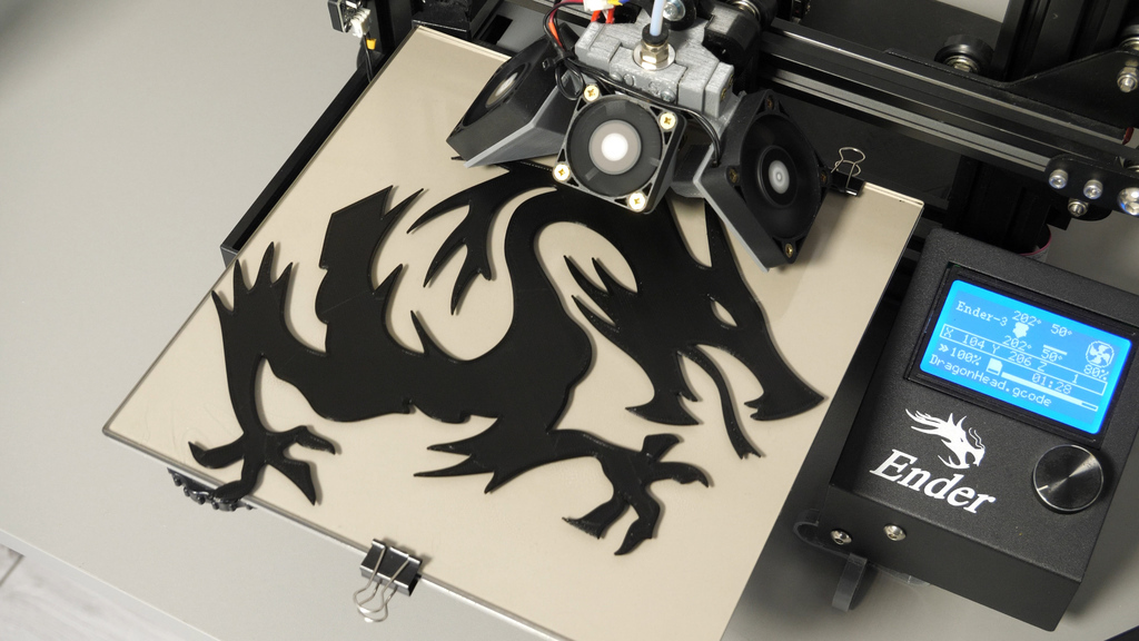 Free 3D file Dragon Wall Art・3D print design to download・Cults