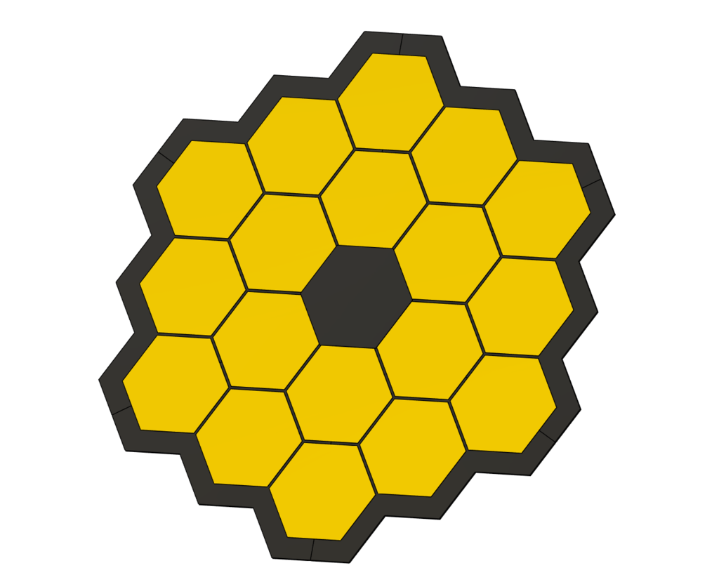 Fichier 3D gratuit James Webb Mirror Wall Art・Design à télécharger et à ...