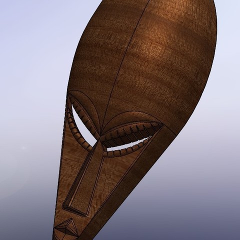 Download 3D printing models African Tribal Mask ・ Cults