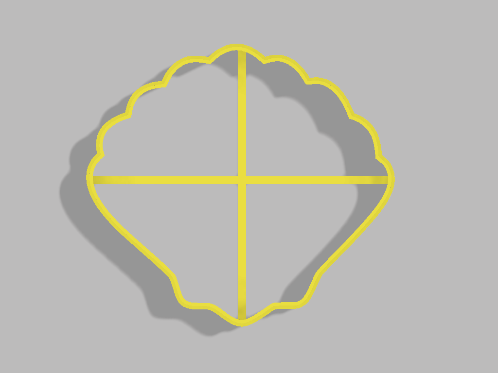 STL file Seashell Cookie Cutter 🍪・3D printable model to download・Cults