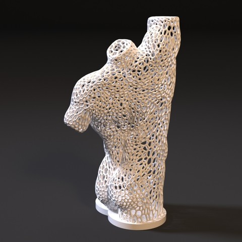 Descargar archivo OBJ Torso masculino • Modelo imprimible en 3D ・ Cults