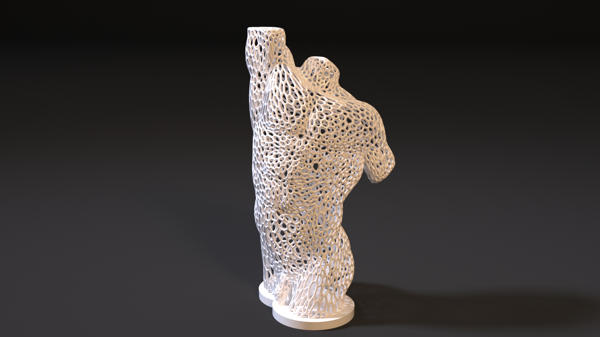 STL-Datei Male torso・3D-druckbare Vorlage zum herunterladen・Cults