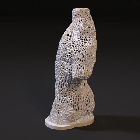 Download OBJ file Male torso • Template to 3D print ・ Cults