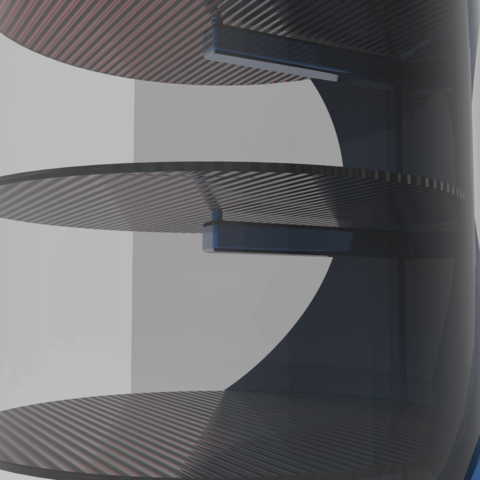 Download OBJ file Circular refrigerator • 3D print design ・ Cults