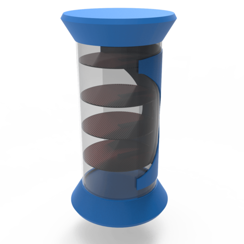 Download OBJ file Circular refrigerator • 3D print design ・ Cults