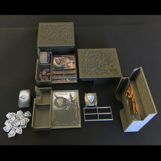 Download 3D printer templates Mage Knight organizers: The full set ・ Cults