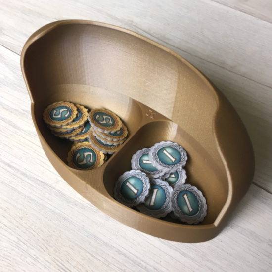 STL file Token organizer with screen・3D printable model to download・Cults