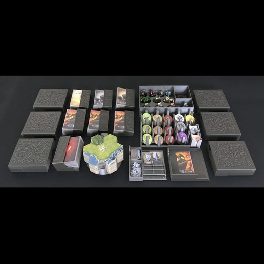 Download 3D printer templates Mage Knight organizers: The full set ・ Cults