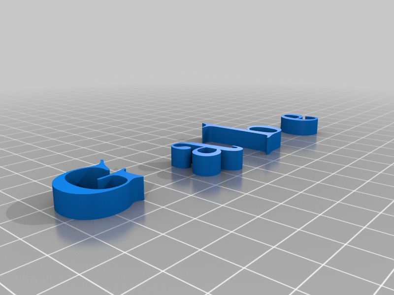 Free 3D file Gabe_text・Model to download and 3D print・Cults