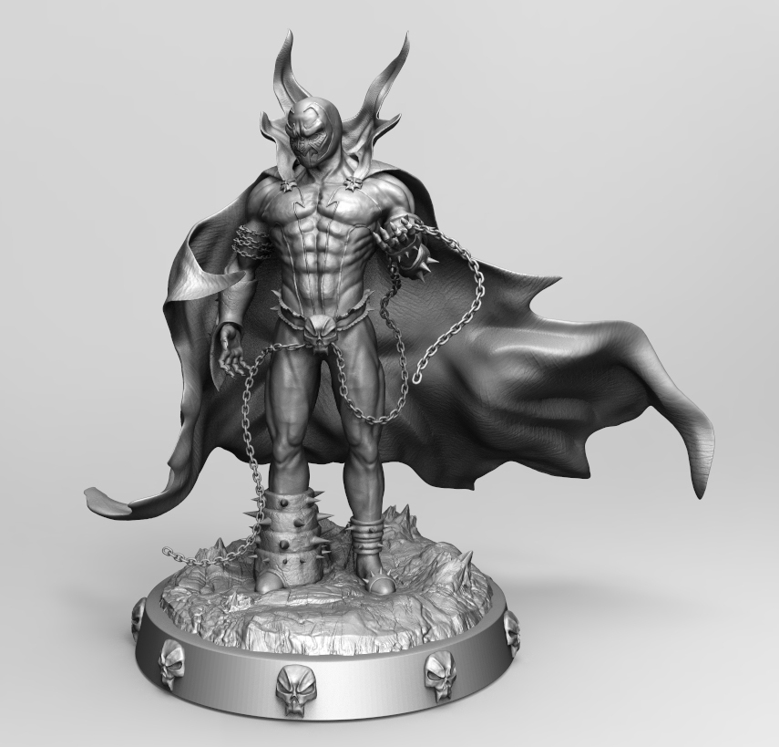 STL file Spawn 3D print model・3D print design to download・Cults