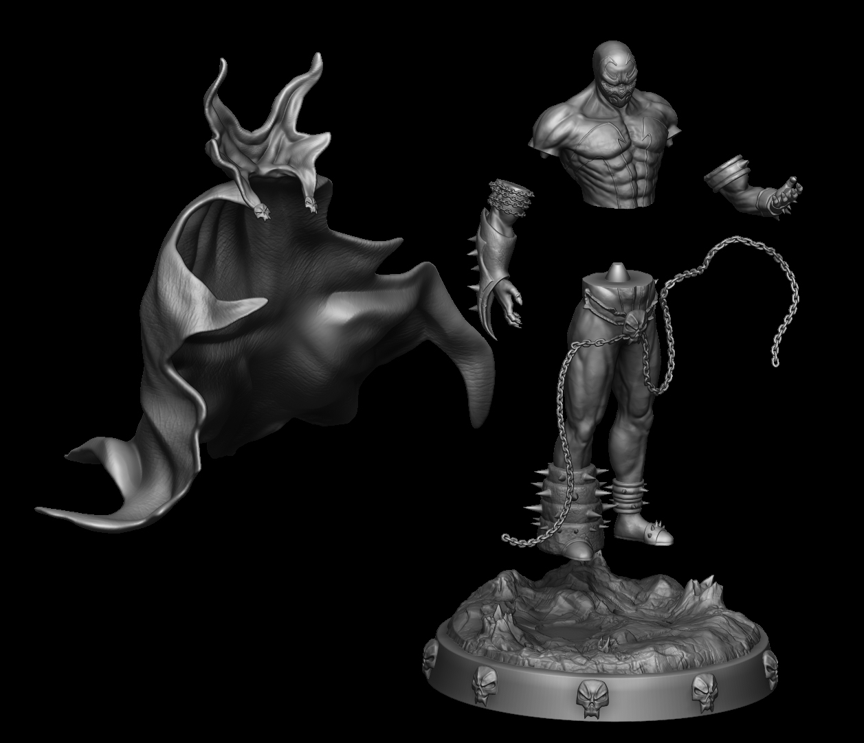 STL file Spawn 3D print model・3D print design to download・Cults