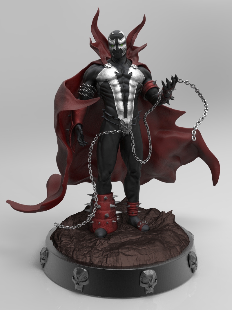 STL file Spawn 3D print model・3D print design to download・Cults