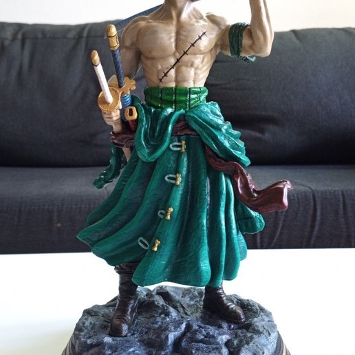Download 3D printer designs Roronoa Zoro - One Piece for 3d print model ...