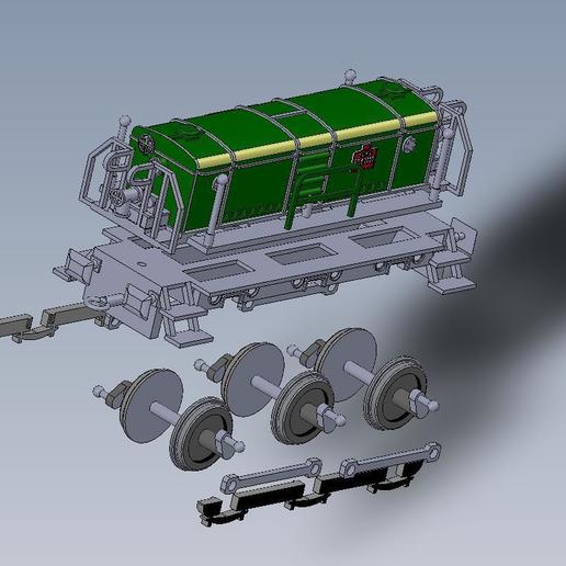 Download STL file Truck TC 61100 HO • 3D printing design ・ Cults