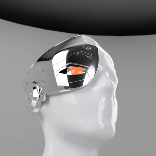 Download 3D printing designs Cyborg cybernetic head piece DOOM PATROL ...