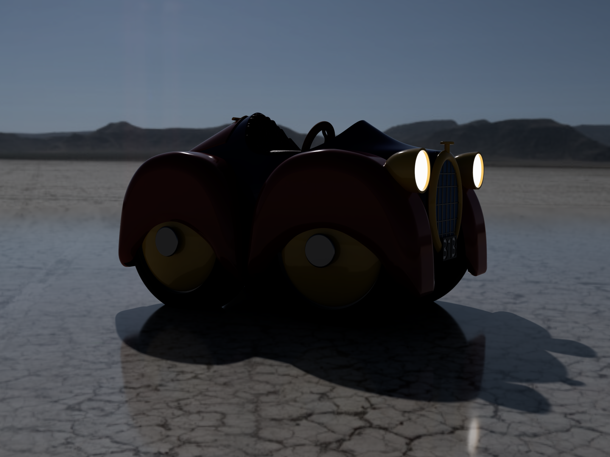Download OBJ file 313 DonaldDuck car • 3D print template ・ Cults
