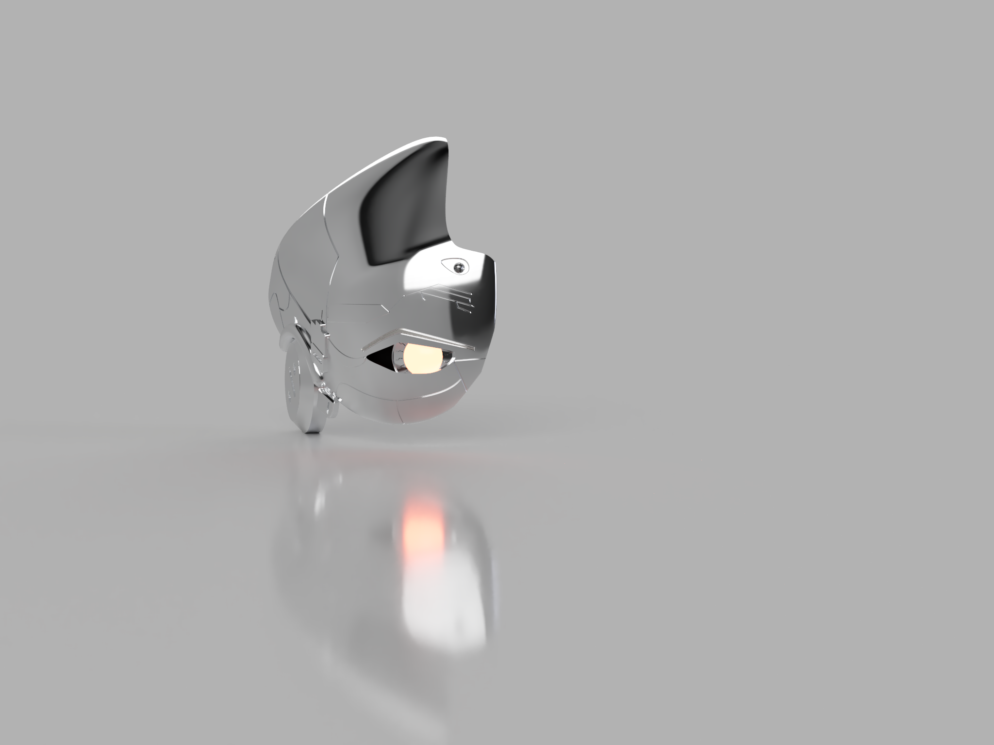 STL file Cyborg cybernetic head piece DOOM PATROL 🦸・3D print object to ...