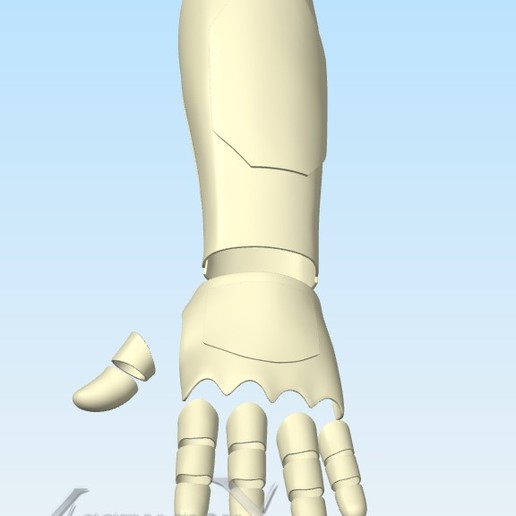 Download STL file Cybernetic arms (advanced print) • 3D printable model ...