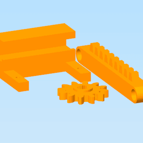 Download STL file SG90 Servo Linear Actuator • 3D print model ・ Cults